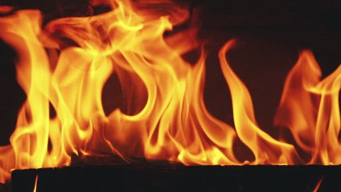 fire flames igniting burning - slow Stock Footage Video (100% Royalty ...