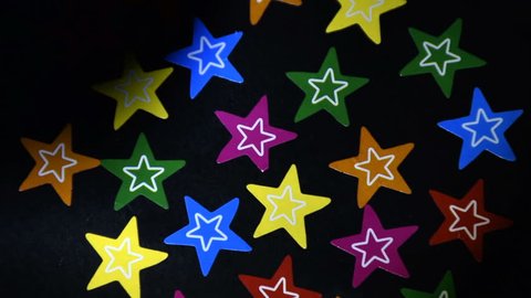 Rainbow Shooting Star Repeat Seamless Pattern Stock Vector (Royalty ...