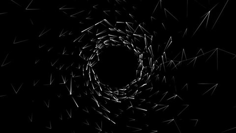 Abstract Background Animation White Geometric Shapesin Stock Footage ...