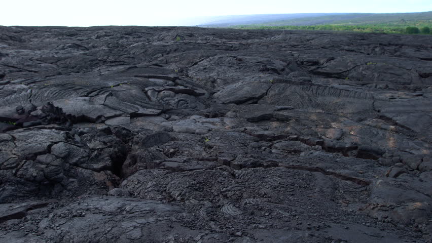 Pahoehoe Lava Field at Hawaii Volcanoes National Park image - Free ...