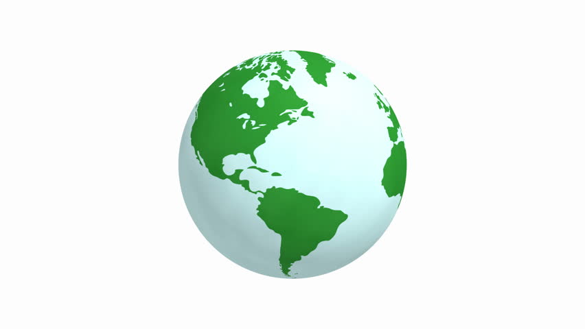 Rotating Green Earth 4k Animation Stock Footage Video (100% Royalty ...
