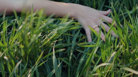 Close Side View Young Woman Arm Stock Footage Video (100% Royalty-free ...