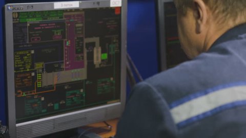 Work Place System Control Room Selective Stock Photo 337316813 ...