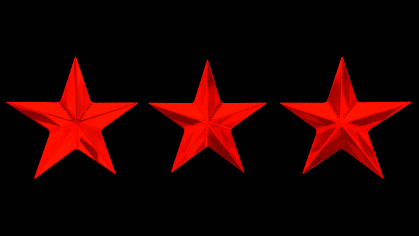 Animated Rotating Shinning Red Stars Stock Footage Video (100% Royalty ...