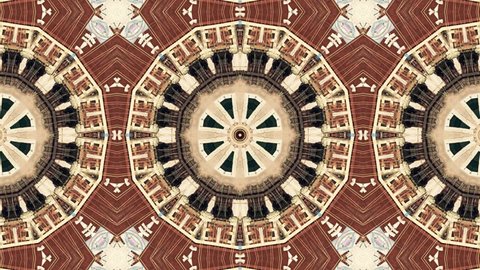 Kaleidoscope Seamless Loop Sequence Mandala Patterns Stock Footage ...