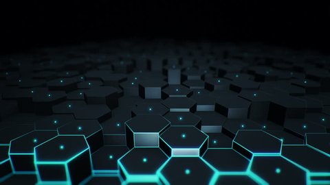 Abstract Background Animation Moving Dark Surface Stock Footage Video ...