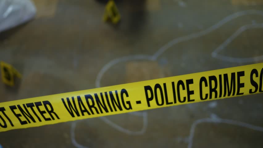 Police Tape Crime Scene Warning Sign: video de stock (totalmente libre ...