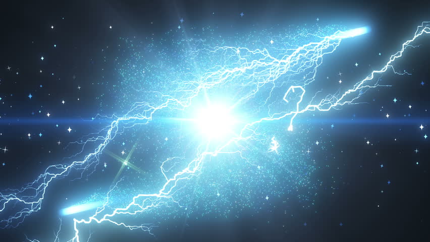 lightning sparkling particle effect Stock Footage Video (100% Royalty ...