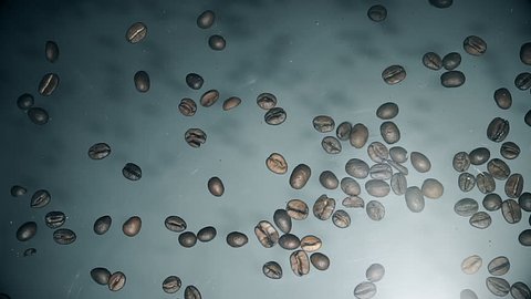 Beans Coffee Raining Slow Motion Stock Footage Video (100% Royalty-free ...