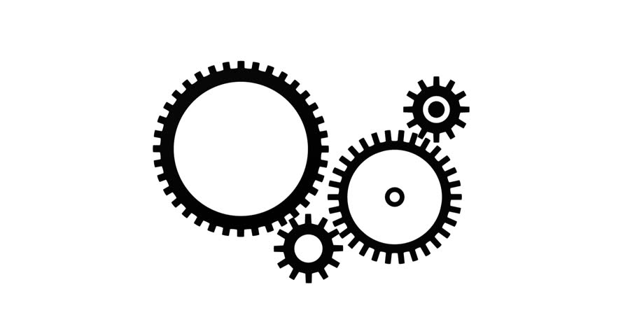 gears falling background hd animation Stock Footage Video (100% Royalty ...