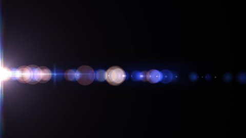 Vertical Side Moving Lights Optical Lens Stock Footage Video (100% ...