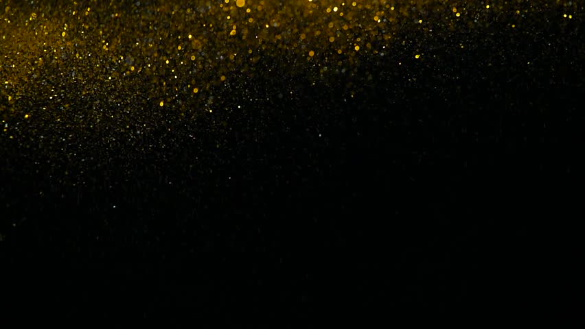 particle seamless background gold particles black Stock Footage Video ...