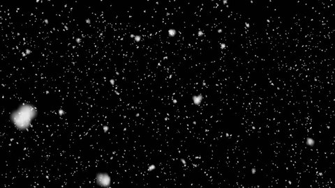 Falling Snow Alpha Channel Pngalpha Transparent Stock Footage Video ...