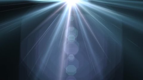 Side Rotating Rays Lights Optical Lens Stock Footage Video (100% ...