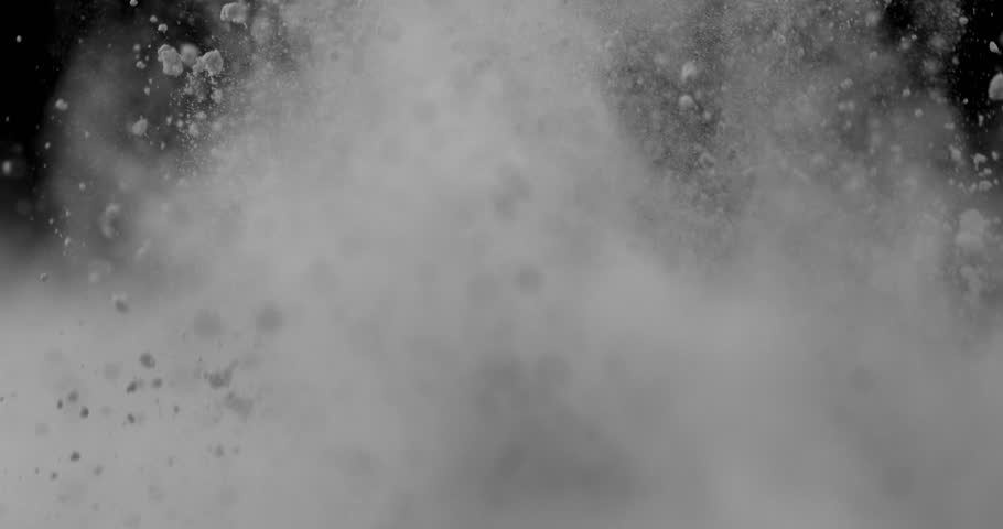 Shock Explosion Dust Particles Sent Stock Footage Video (100% Royalty ...