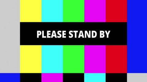 tv screen having glitch error broadcasting Stock Footage Video (100% ...