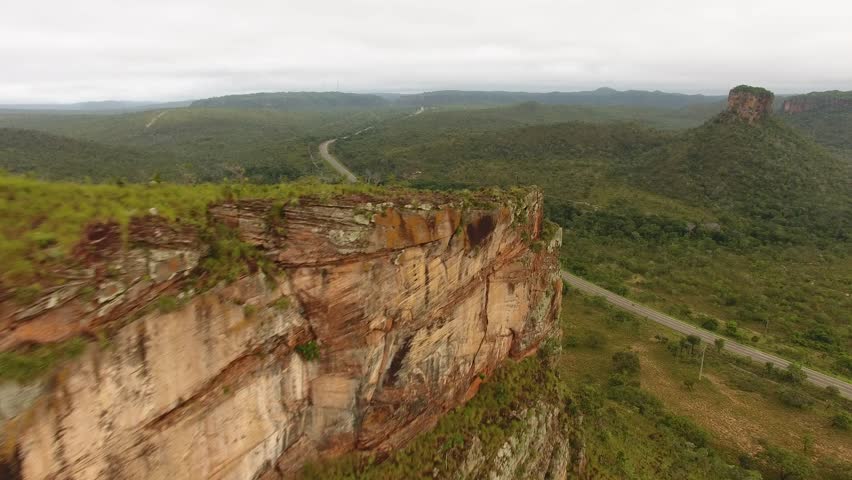 aerial view transamazônica highway br-230 "cerrado" Stock Footage Video ...
