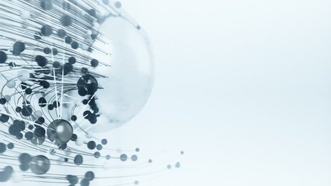 Abstract Science Technology Themed Animation 4k Stock Footage Video ...