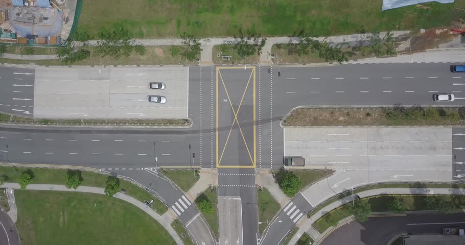 elevated expressway clip top view curves Stock Footage Video (100% ...