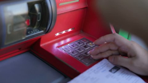 People Using Atm Machine Stock Footage Video (100% Royalty-free ...