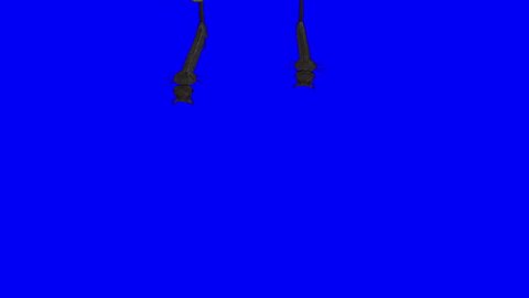 Mosquitos Larvaes Water Surface Green Screen Stock Footage Video (100% ...