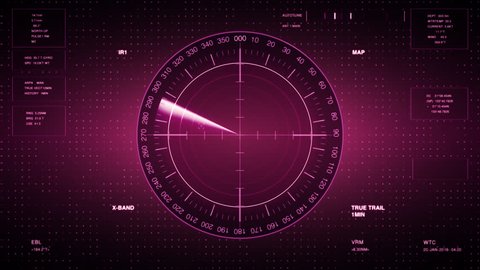 Sonar Screen On Grid 2d Vector Stock Vector (Royalty Free) 400939714