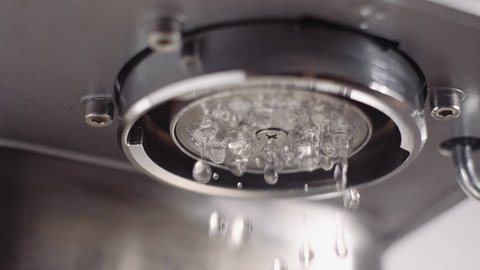 Pouring Hot Water Drops Professional Coffee Stock Footage Video (100% ...