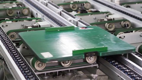 Conveyor Belt Computer Factory Stock Footage Video (100% Royalty-free ...