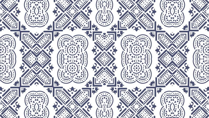 kaleidoscope seamless loop sequence mandala patterns: video de stock ...