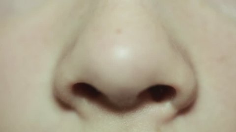 Close Girl Nose Macro Stock Footage Video (100% Royalty-free ...