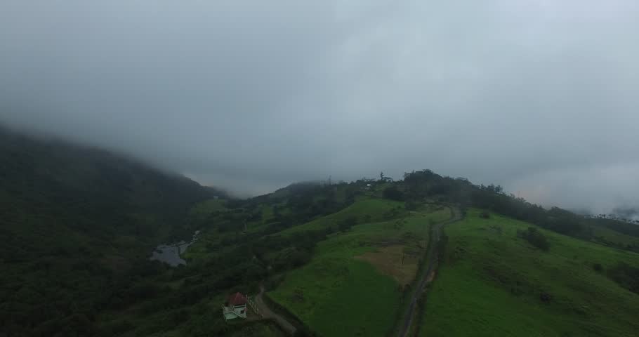 Panoramic View of Vagamon Mountain Stock Footage Video (100% Royalty ...