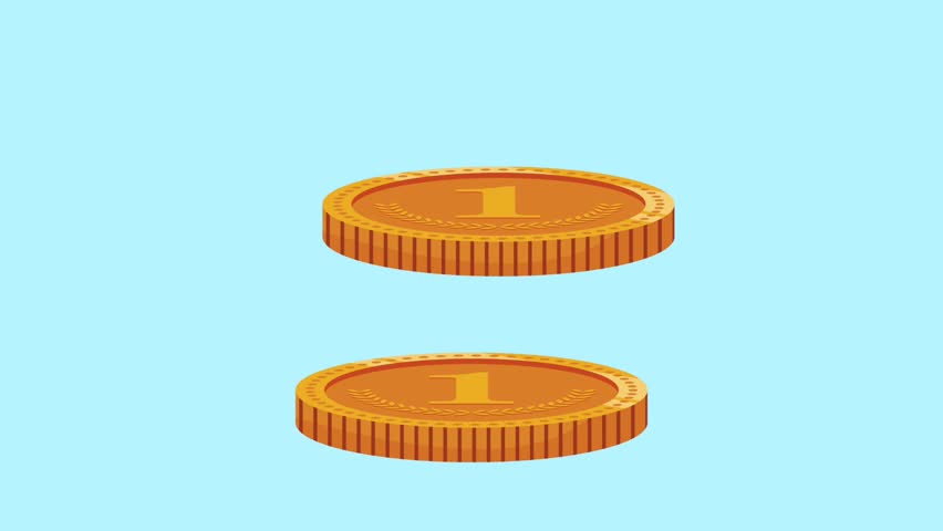 Stacked Money Coins Hd Animation Stock Footage Video (100% Royalty-free ...