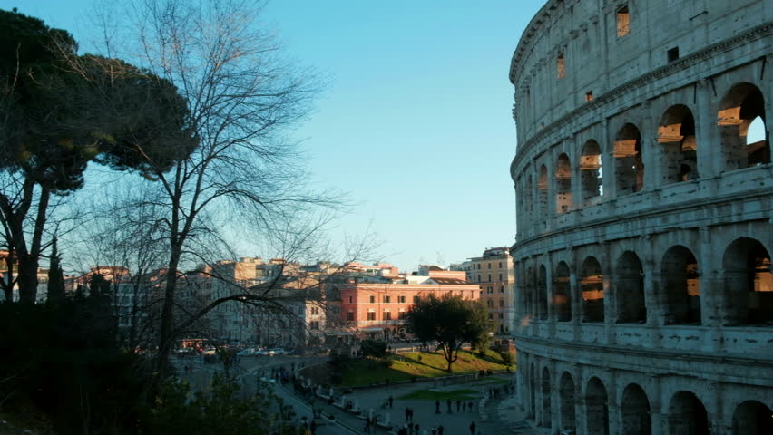 Side of the Roman Colosseum image - Free stock photo - Public Domain ...