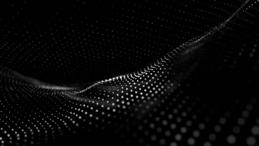 Black Waves Background Loop of Stock Footage Video (100% Royalty-free ...