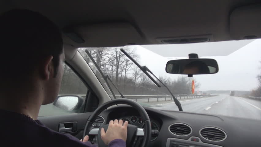 Great Shot On Car Driving Stock Footage Video (100% Royalty-free ...