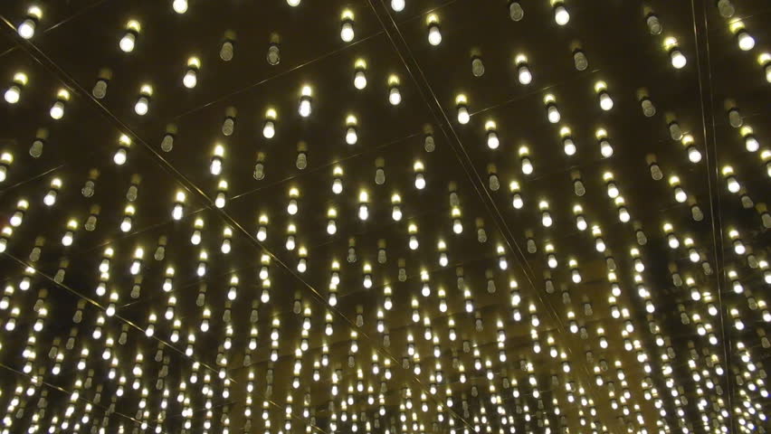 Yellow Neon Bulb Light Flashing Stock Footage Video (100% Royalty-free ...