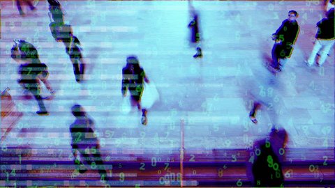 Time Lapse People Rushing Around Grand Stock Footage Video (100% ...