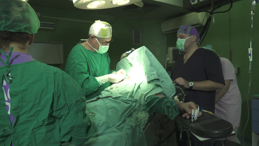 work surgery team during surgical procedure Stock Footage Video (100% ...