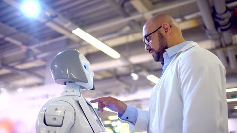 Electronics Engineer Working Scientist Inventor On Stock Footage Video ...