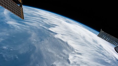 Planet Earth Seen International Space Station Stock Footage Video (100% ...
