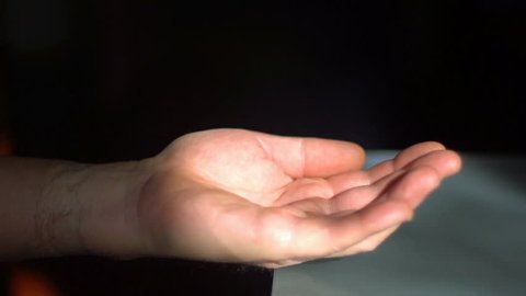 earth rotating vanishing hand Stock Footage Video (100% Royalty-free ...