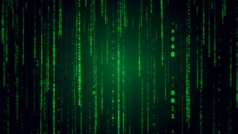 Background Matrix Style Falling Random Numbers Stock Vector (Royalty ...