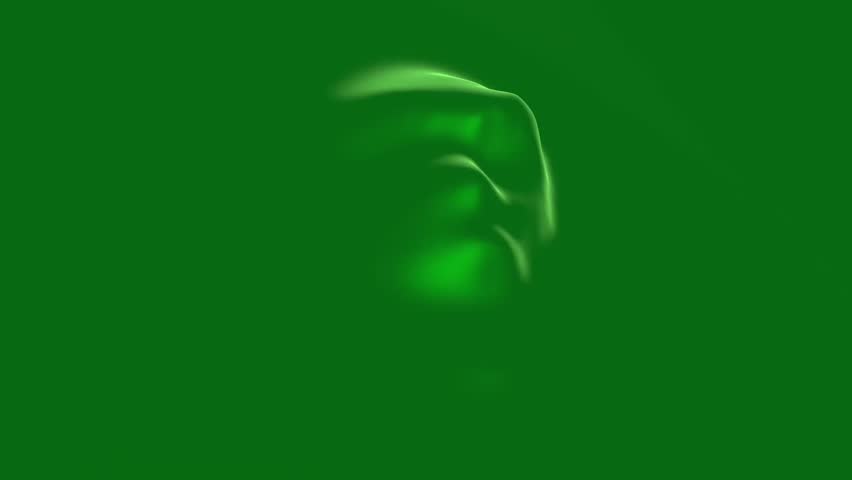 scary head video horror green screen Stock Footage Video (100% Royalty ...