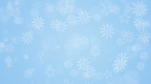 Light Blue Moving Background Flowers Stock Footage Video (100% Royalty ...