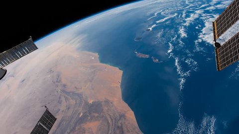 Planet Earth Seen International Space Station Stock Footage Video (100% ...