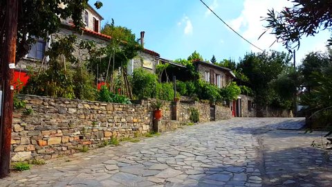 Parthenonas Village On Sithonia Stock Footage Video (100% Royalty-free ...