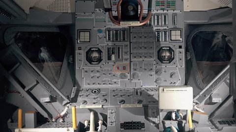 Space Shuttle Control Room Cape Canaveral Stock Footage Video (100% ...