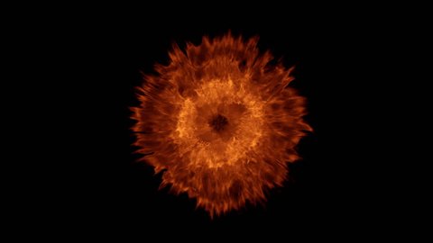 Ring Fire Fire Rocket Launch Shockwave Stock Footage Video (100% ...