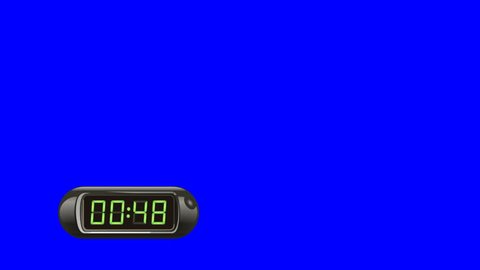 90 Second Digital Countdown Timer Counter Stock Footage Video (100% ...