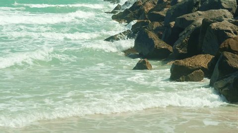 Super High Definition Video Waves Coming Stock Footage Video (100% ...